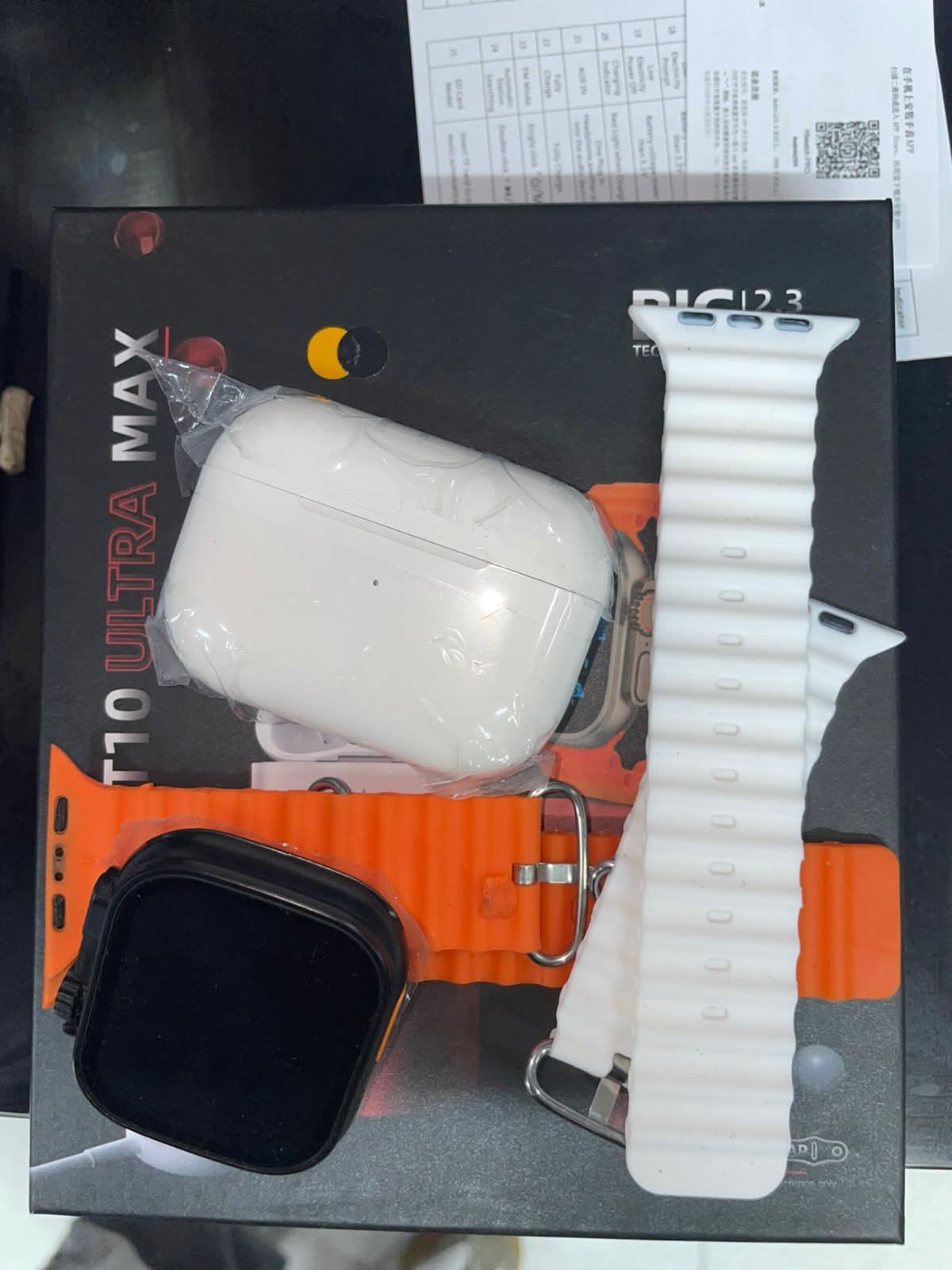 reloj inteligente T10 Ultra Max y auriculares inalámbricos TWS PAGO ...