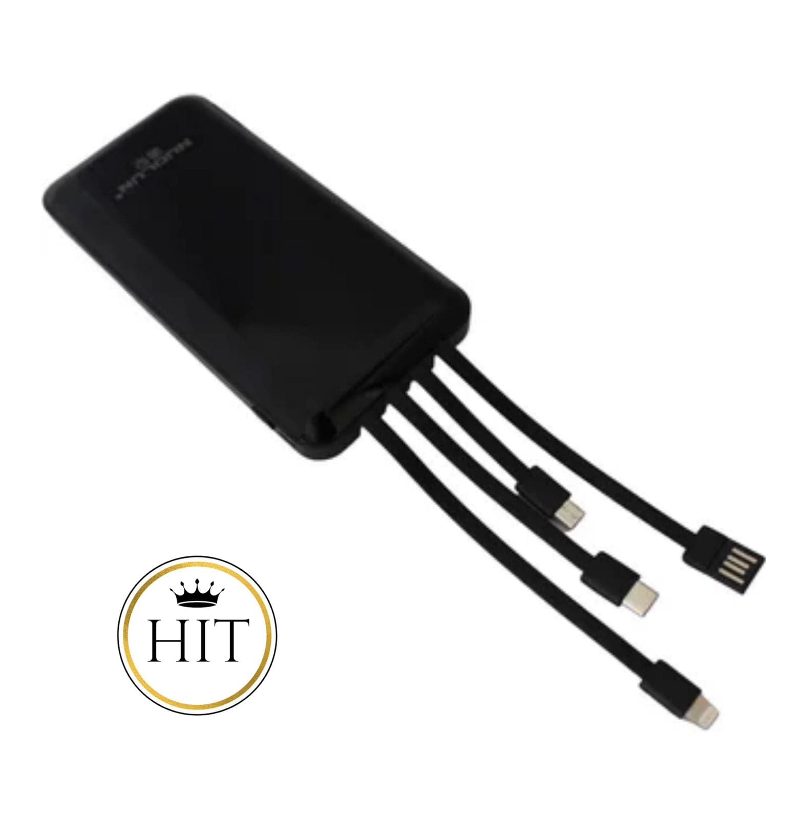 Power Bank 10.000 mah Con carga inalámbrica y Con conectores incluidos ...